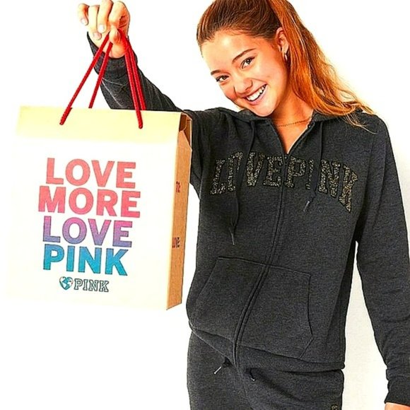 PINK Victoria's Secret | Pants & Jumpsuits | Pink Perfect Full Zip ...